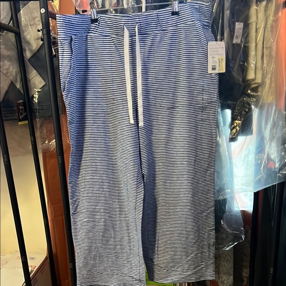 Jockey | Pants & Jumpsuits | Jockey Blue And White Striped Pants | Poshmark